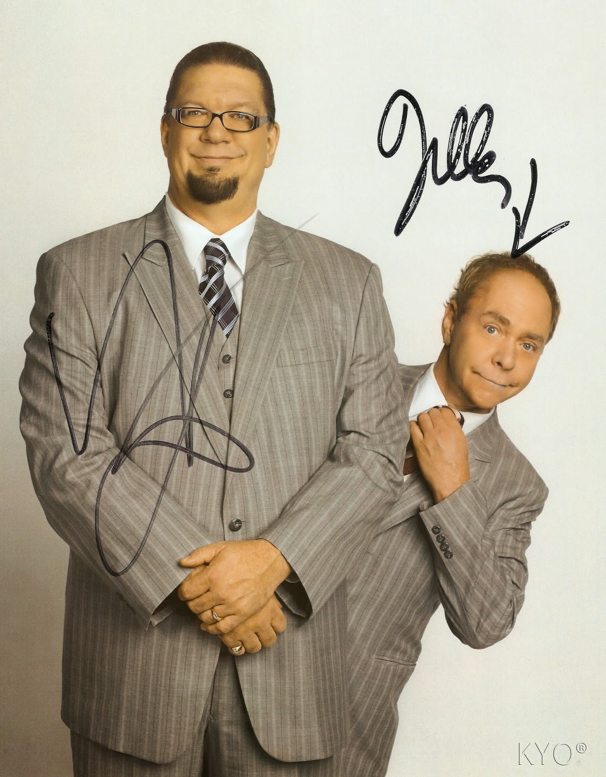 Chris Autographs: Penn & Teller