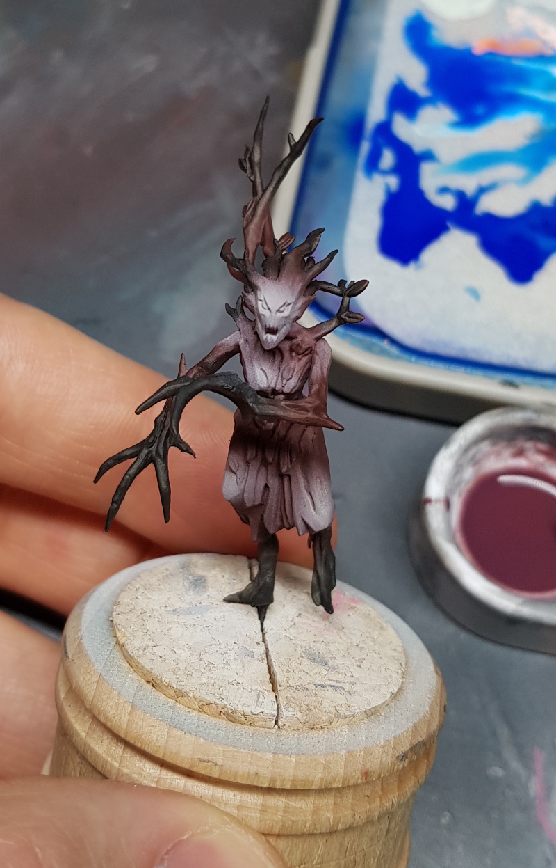 Anamnesis's minis madness: [Tutoria] Painting a sylvaneth dryad