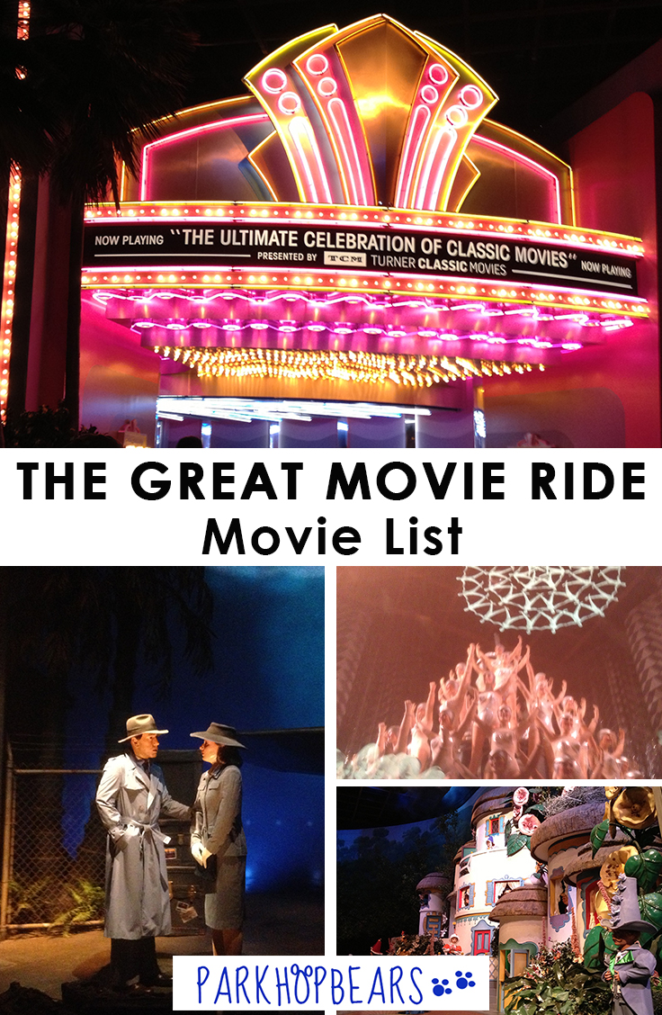 The Great Movie Ride Movie List