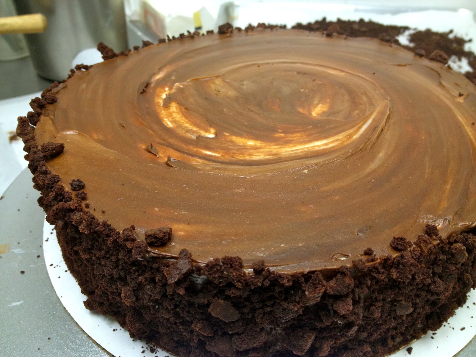 What The Hey! It's A Chocolate Tree Stump Cake