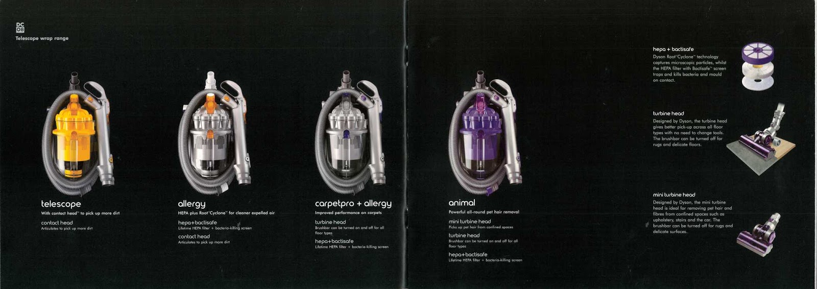 Dyson DC08 Telescope Wrap Brochure