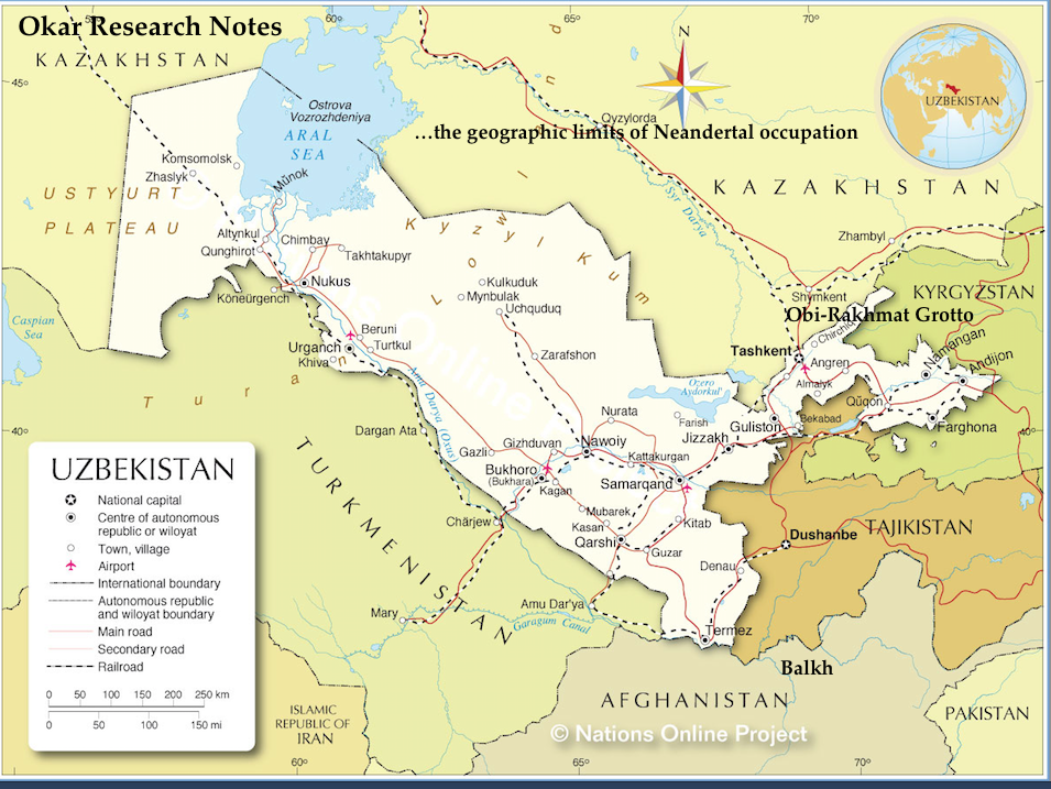 Okar Research: Obi-Rakhmat Grotto (57,000 BC)