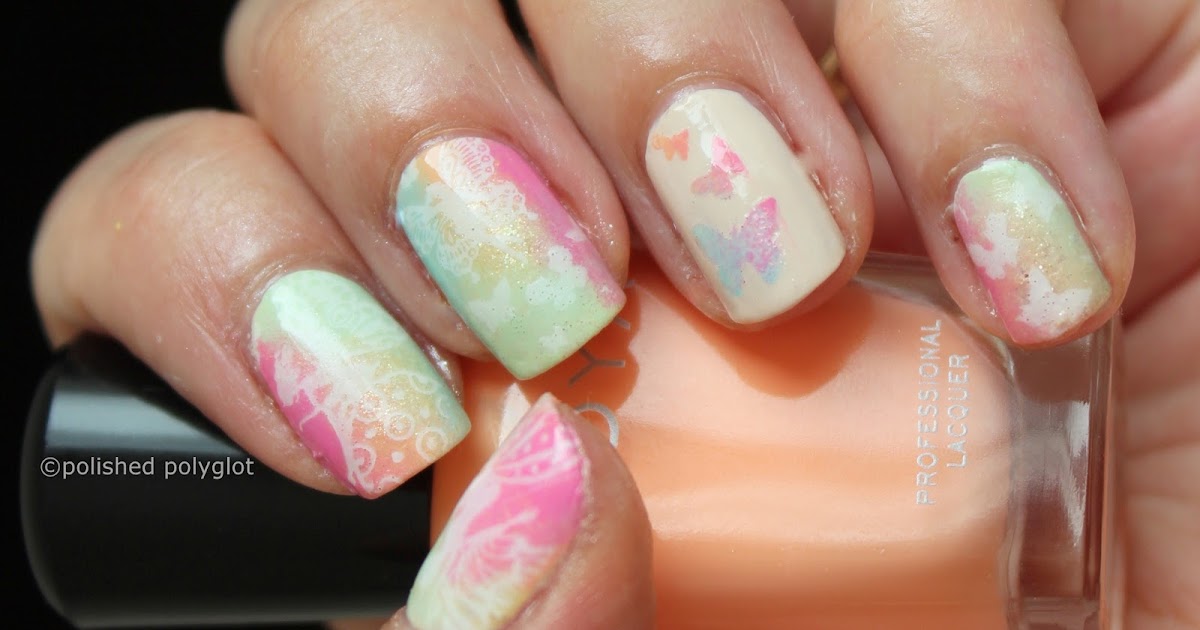 NOTD | Spring inspired manicure / Polished Polyglot