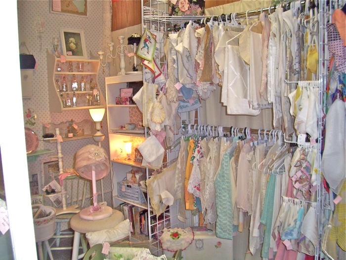 The Polka Dot Closet: My Antiques Booth