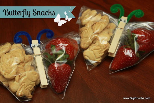 DigiCrumbs: Butterfly Snack for Kids - A Fun Preschool Snack