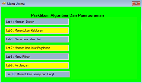 Contoh-Contoh Program Visual Basic 2010 Menggunakan Menu Utama (Daftar ...