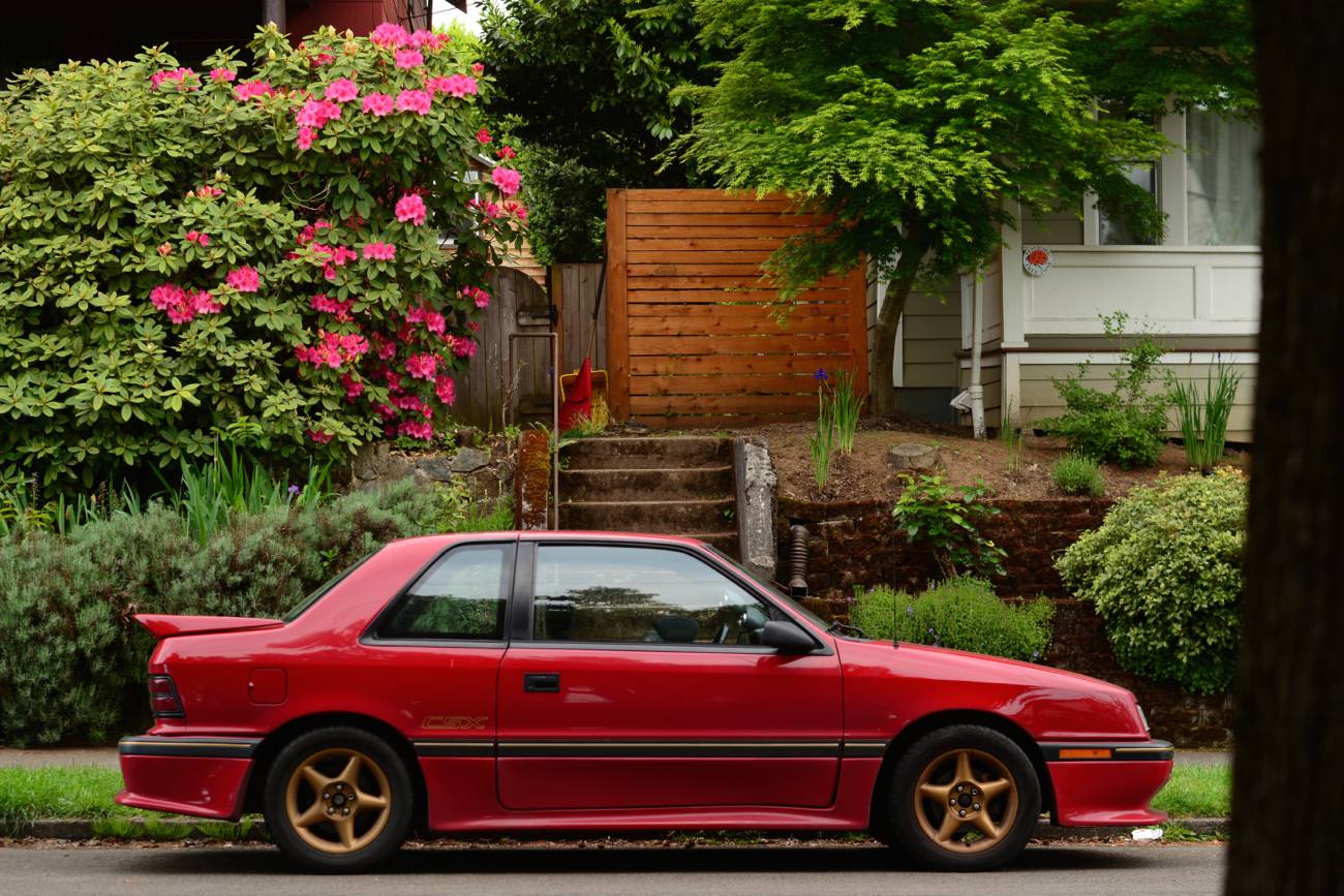OLD PARKED CARS.: 1989 Shelby CSX.