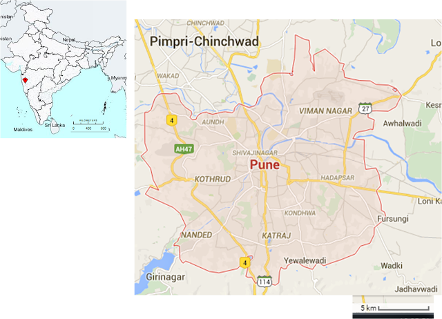 Maps of Pune: Maps of Pune