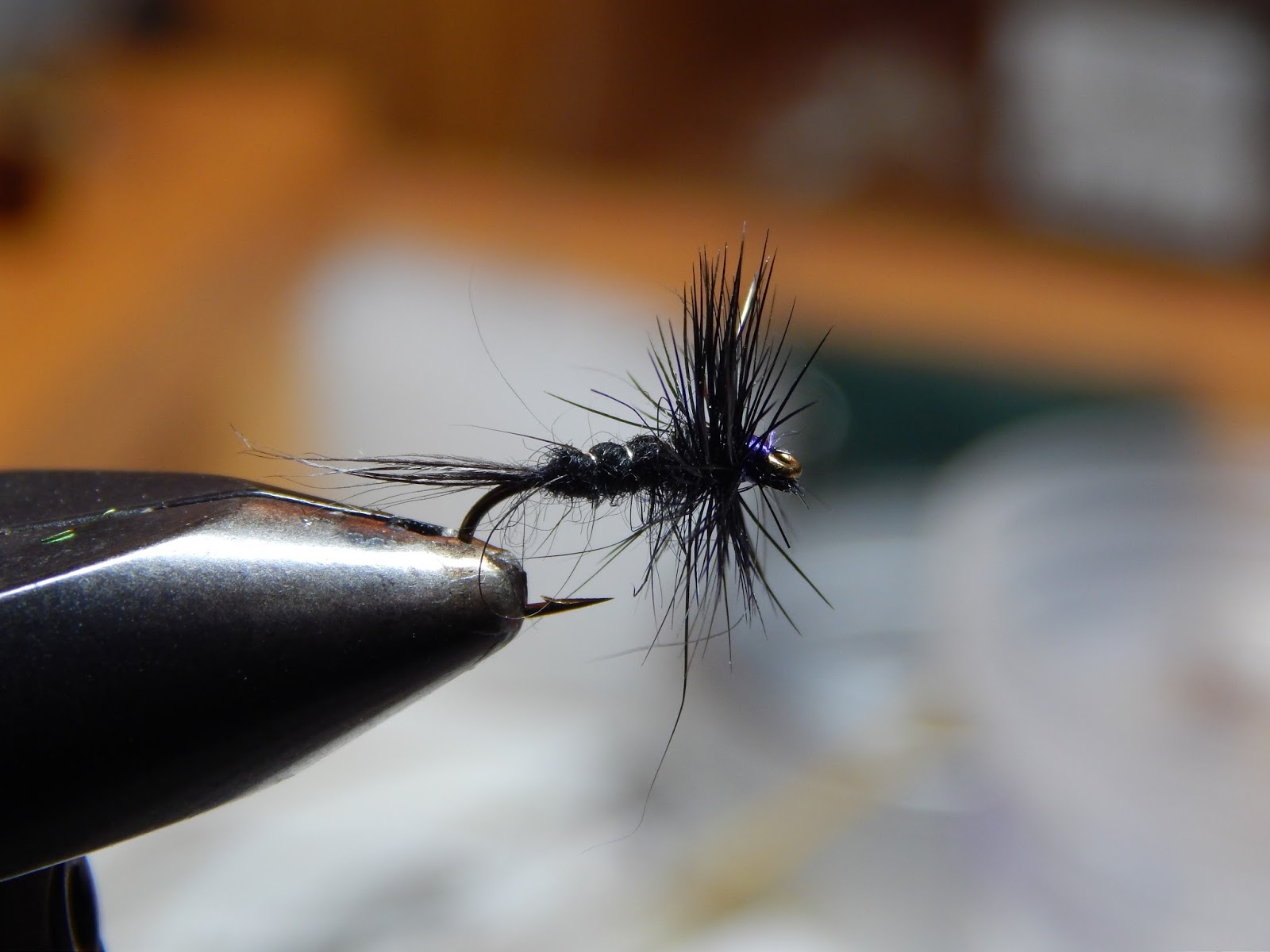 Small Stream Reflections: The color black.