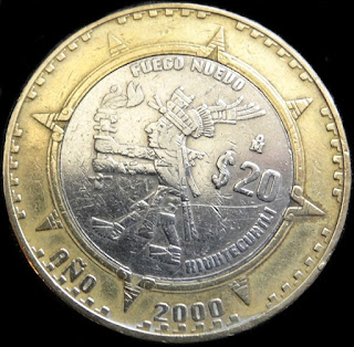Monedas de México y el Mundo: México: 20 Pesos del 2000 (Nuevo Milenio ...