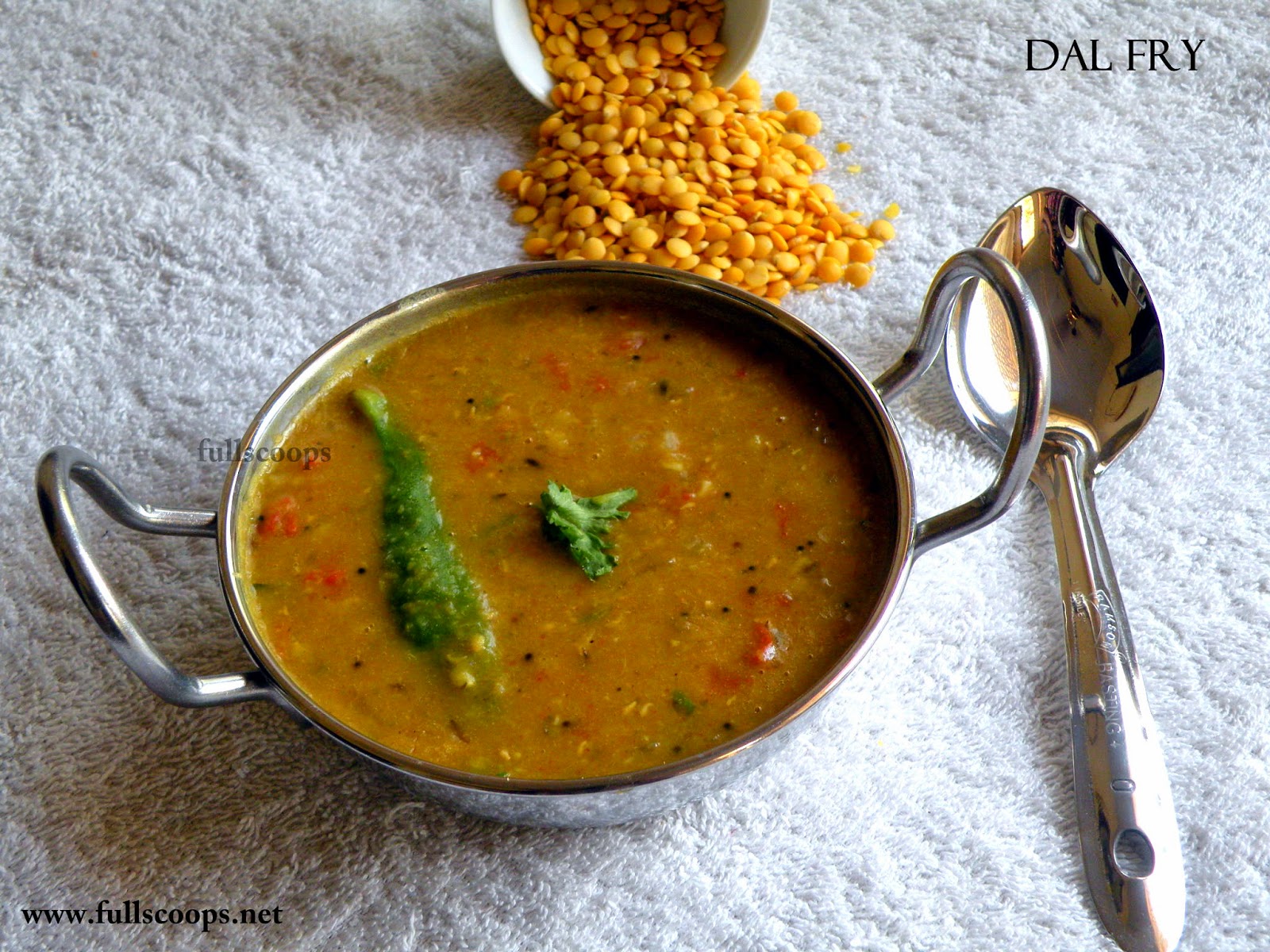 Dal Fry ~ Full Scoops - A food blog with easy,simple & tasty recipes!