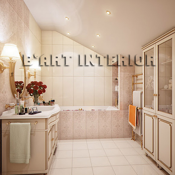 Combine classic and modern bathroom design ~ Home Interior Ideas