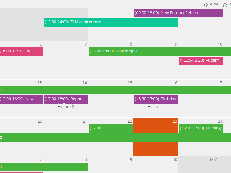 Product Review: Virto SharePoint Calendar Web Part - SharePoint Diary