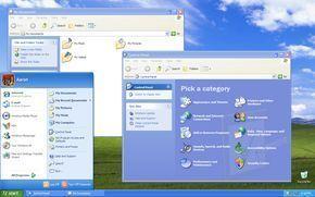 Tampilan Desktop Windows Xp