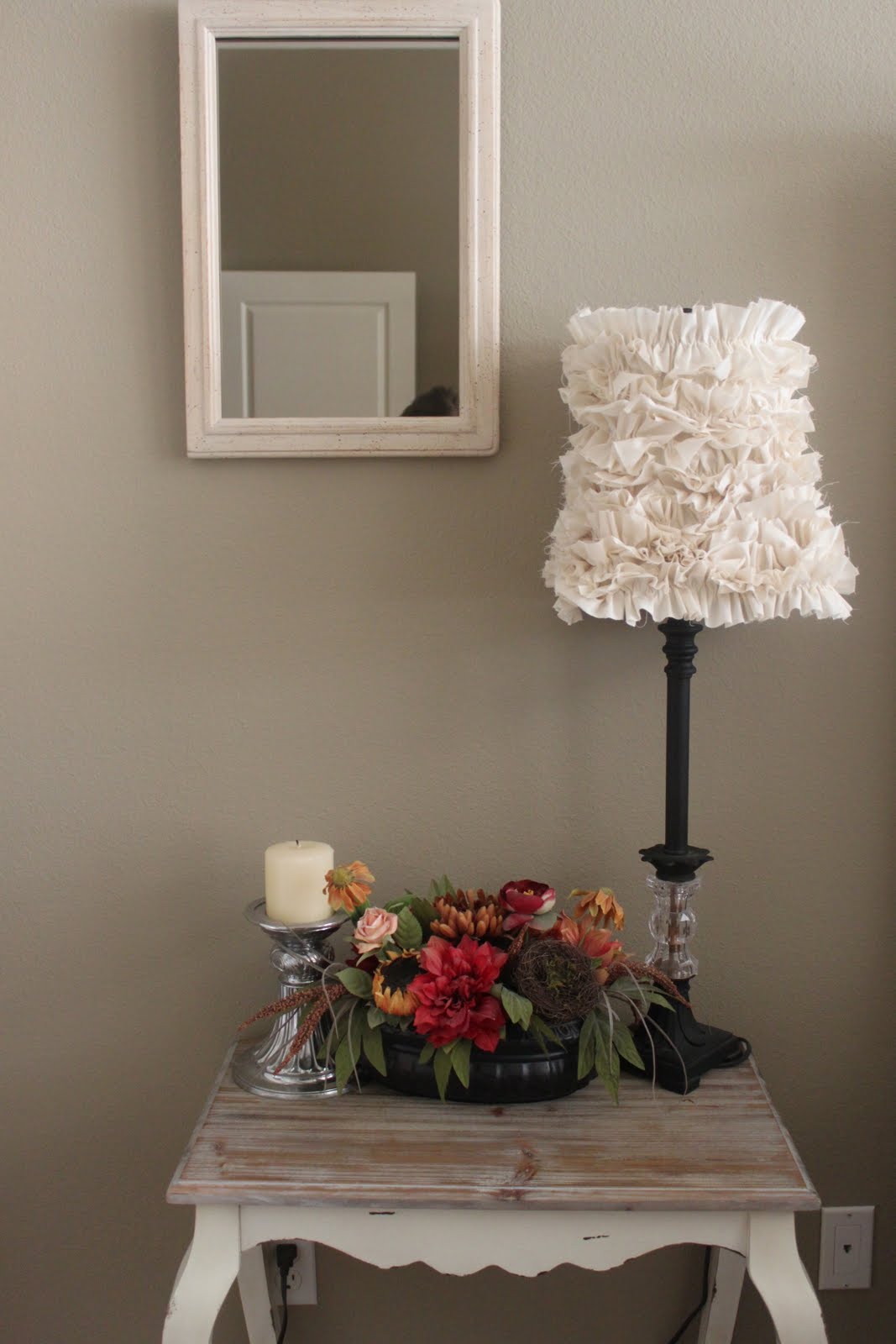 Crafty Texas Girls: Crafty How-To: Ruffled Lamp Shade