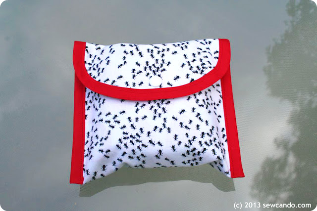 Sew Can Do: Super Simple Reusable Sandwich/Snack Bag Tutorial