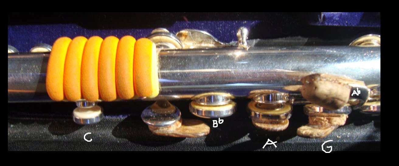 Jennifer Cluff: Pencil grips as anti-skid flute wideners