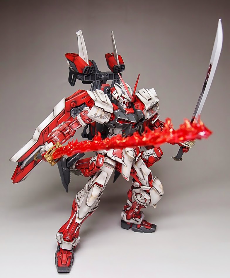 GUNDAM GUY: MG 1/100 Gundam Astray Red Frame Kai - Customized Build