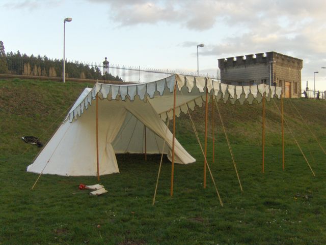 The Adventures of NeedleGrrl!: Medieval Pavilion Tent for sale!