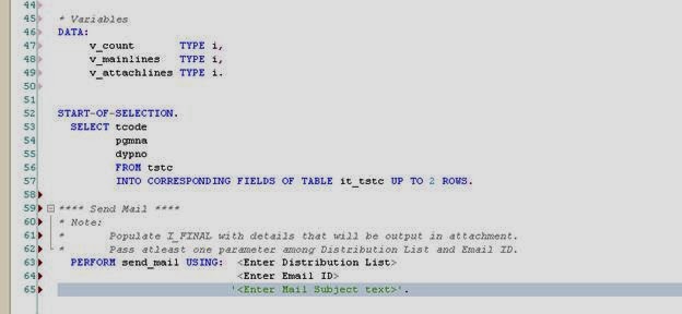 ABAP Code Generator Tool. ( Part 3 ) | SAP ABAP Online Tutorials ABAP Code Generator Tool. ( Part 3 ) | SAP ABAP Online Tutorials
