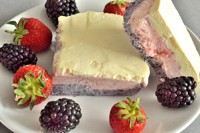 3 Ingredient Berry Ice Cream Slice | Utterly Scrummy Food For Families
