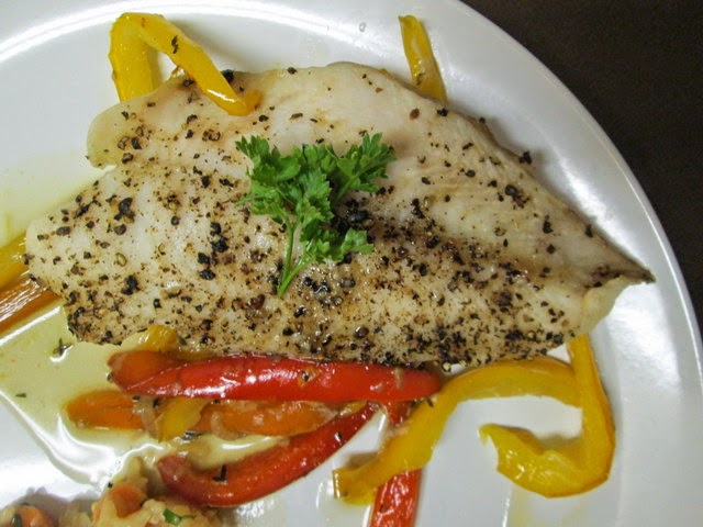 a girl eats world: Broiled Cracked Pepper Fish