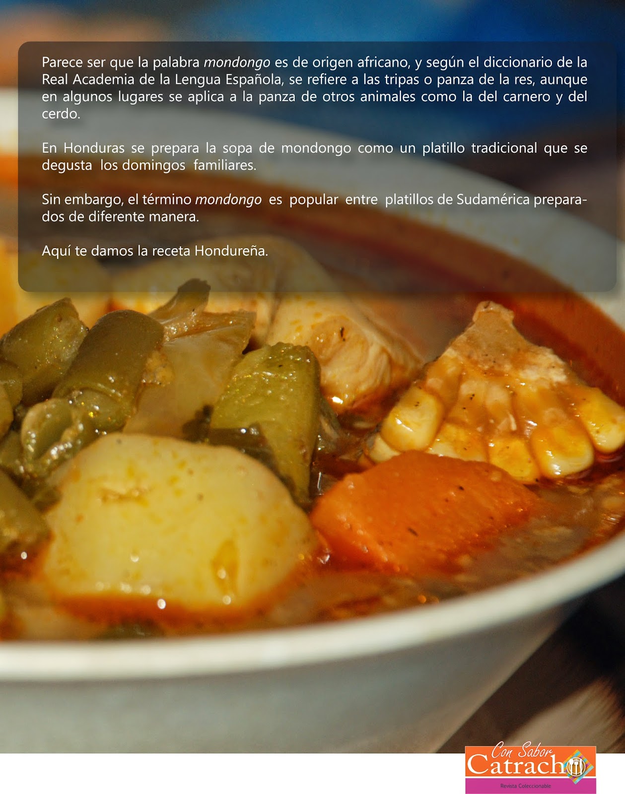 Con Sabor Catracho: Sopa de Mondongo