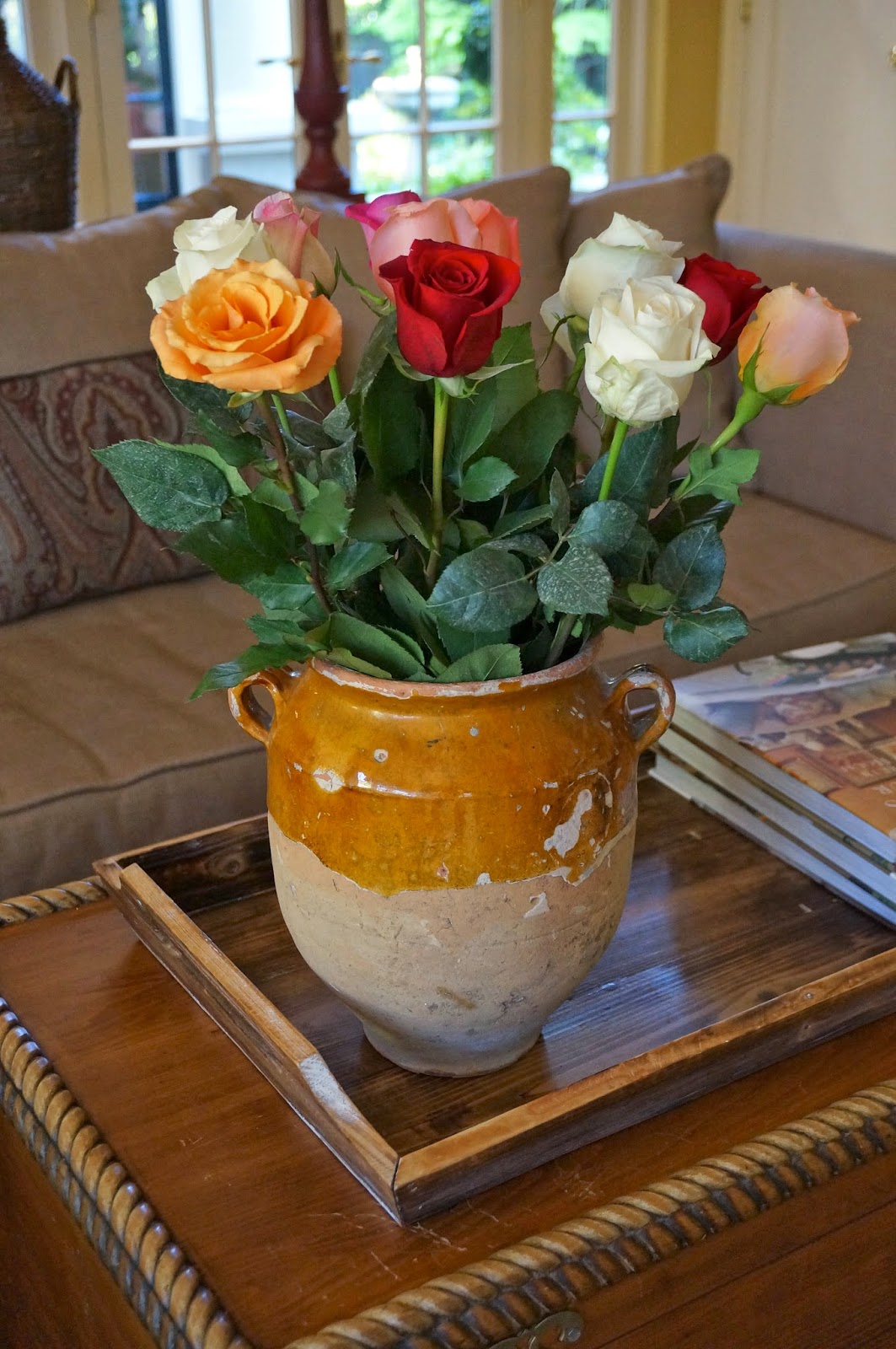 vignette design: Floral Vignettes Around The House