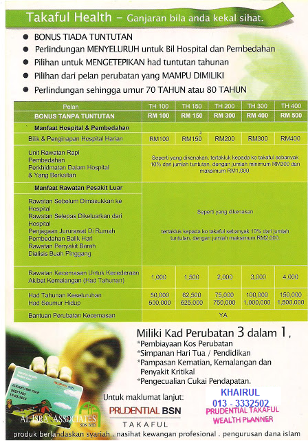 Takaful Insuran Prudential BSN