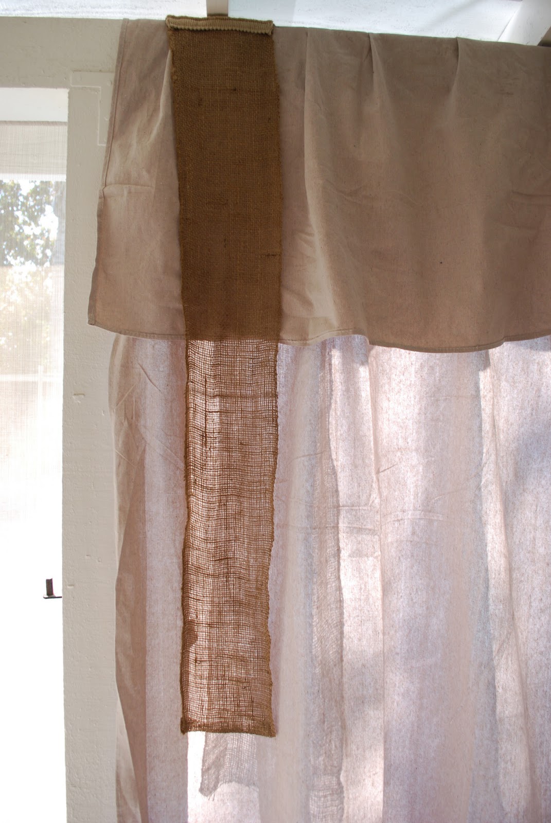 Simplify: Drop Cloth Curtain