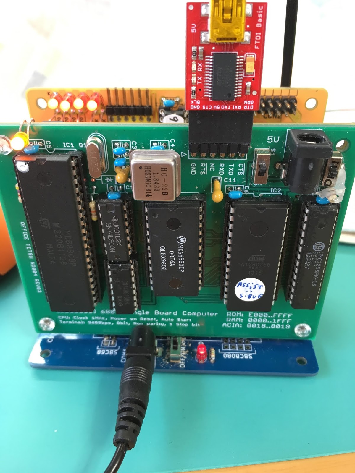 SBC6809をつくる: 2019