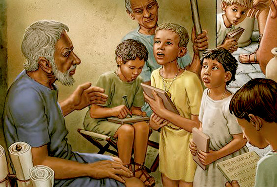 LA SCUOLA ROMANA | romanoimpero.com