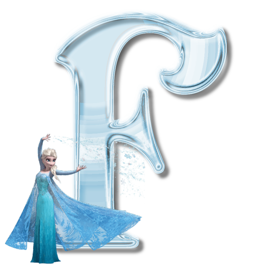 Elsa frozen, Alphabet png, Alphabet