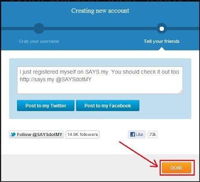 Fizgraphic: Tutorial Blog - Cara Mudah Daftar Says.my Guna Facebook
