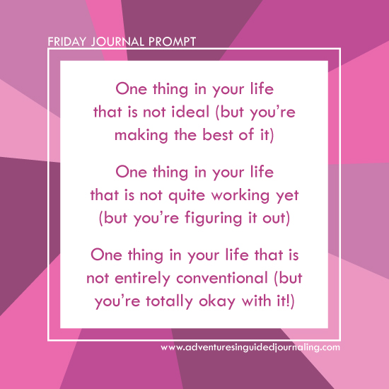 Adventures in Guided Journaling: Friday Journal Prompt