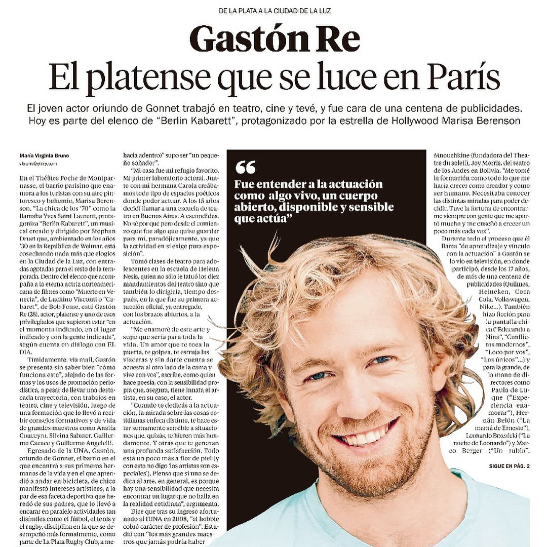 GASTON RE IS THE BLOND ONE - ARGENTINEMEN