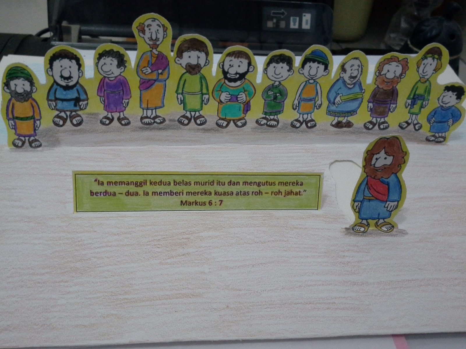 Yesus mengutus kedua belas murid-Nya - Markus 6 : 7 - 13