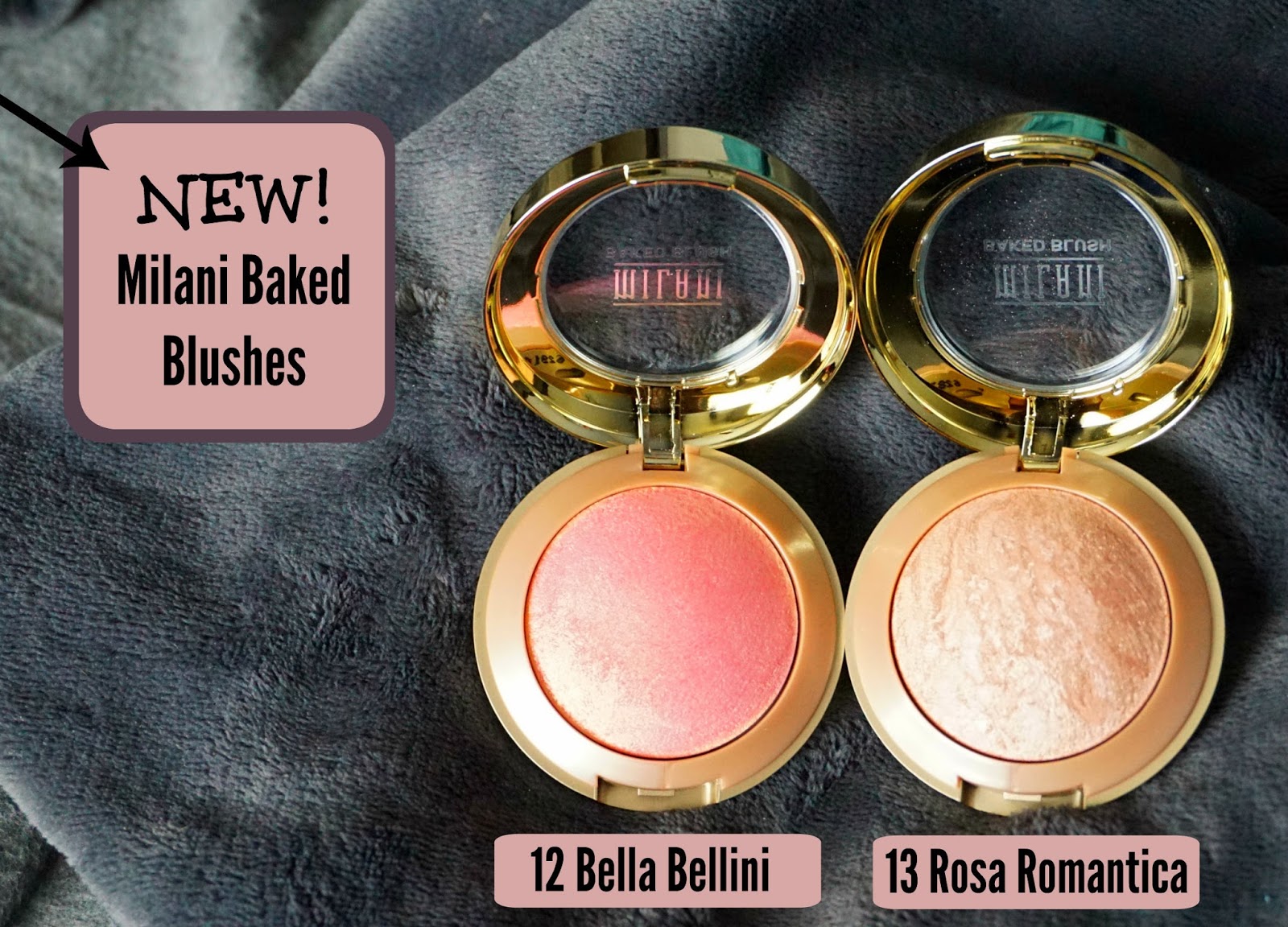 Makeup, Fashion & Royalty: Swatches: NEW Milani Baked Blushes in Bella ...
