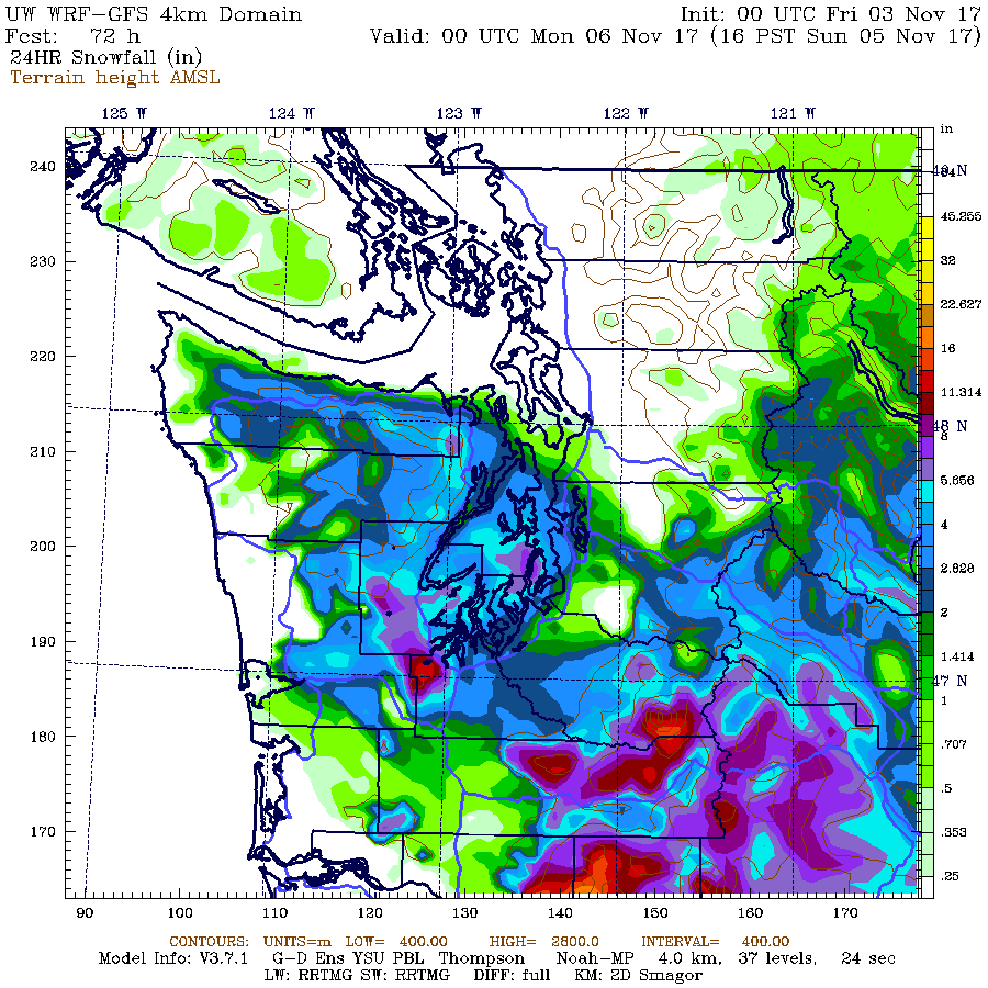 Cliff Mass Weather Blog: Light Snow Reaches the Lowlands of Western ...