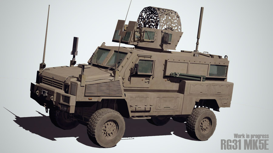 MRAP - RG-31 Mk5E の開発中画像が公開 | 弱者の日記^^ - Arma 3 MODとアドオン紹介