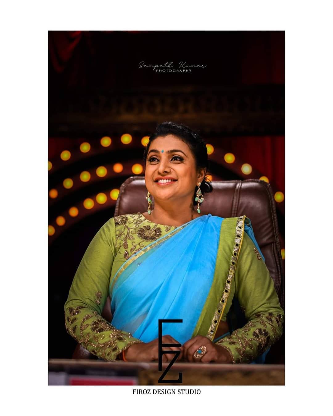 Actress Roja Selvamani in Stunning Photoshoot In Saree