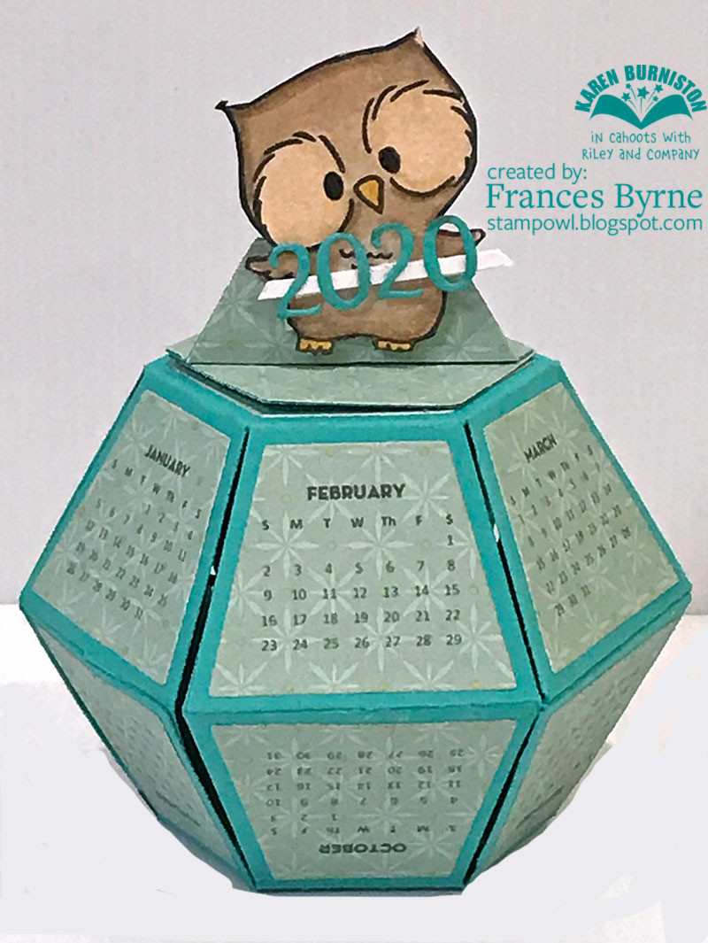 StampOwl's Studio: 2020 Surprise Ball Pop-up Calendar