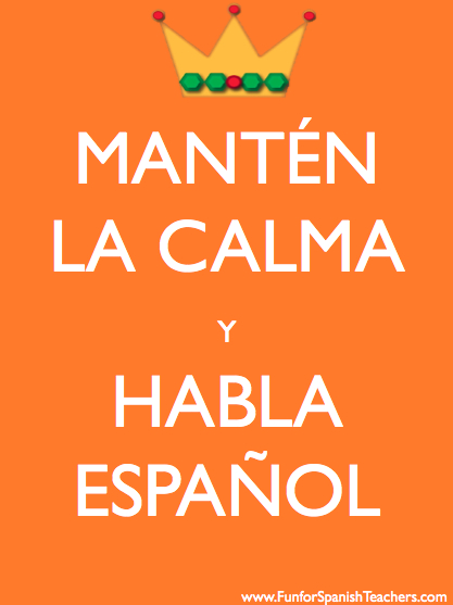 Bilingual Teacher Clubhouse: Free Signs for Spanish Class