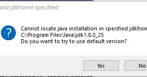 Java Solutions: NetBeans: Cannot locate java installation in specified jdkhome