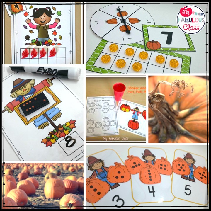 Fall Math Warm-Ups and Centers - My Fabulous Class