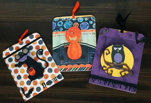 Paper Panacea: Halloween cards to share with my book club...