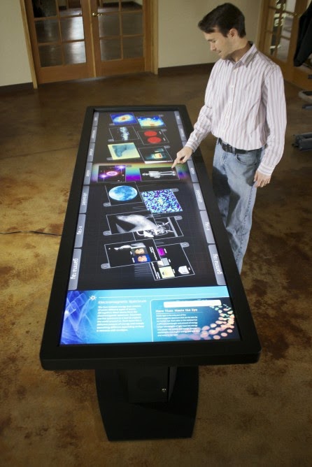 100-Inch Touchscreen Desk For The Office ~ Pin Geeks