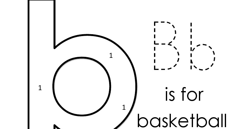Kids Page: Alphabet Letter B lowercase Coloring Pages