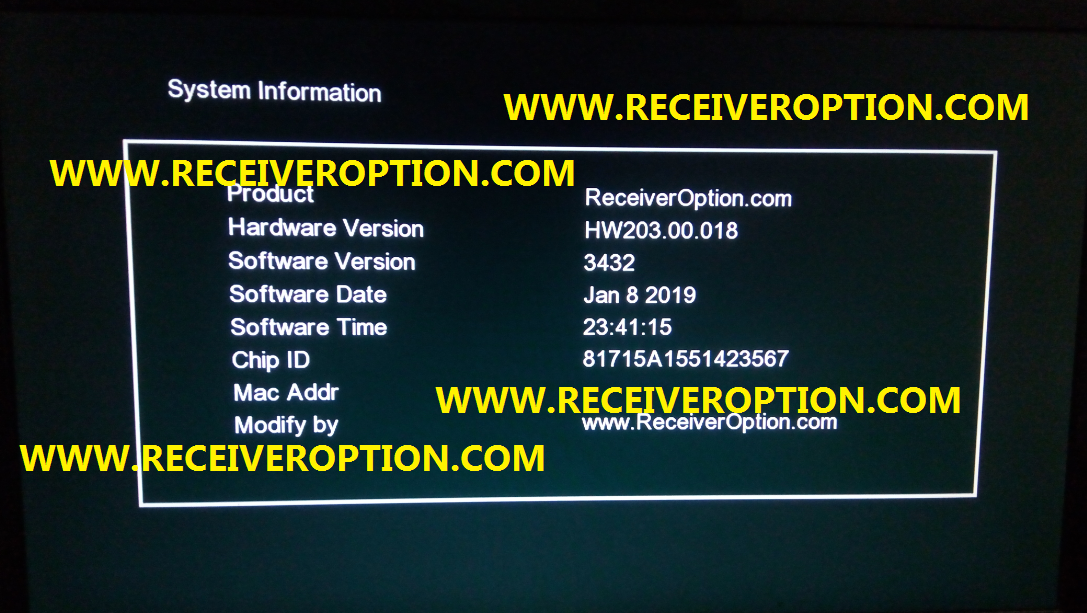 GX6605S HARDWARE VERSION HW203.00.018 POWERVU KEY NEW SOFTWARE - How To ...