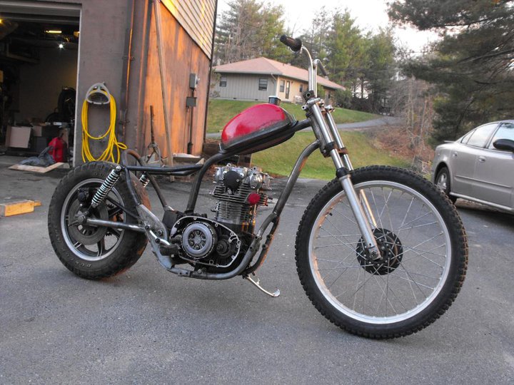 "Slight Hell" - Our Latest XS650 Build - Hughs Hand Built